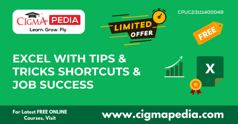 Excel With Tips and Tricks Shortcuts and Job Success in 2023 - CIGMA Pedia