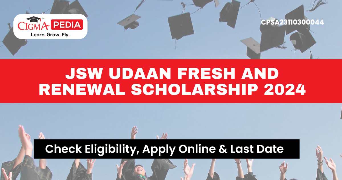 Jsw Udaan Fresh And Renewal Scholarship 2024 For Iti Diploma Ug And
