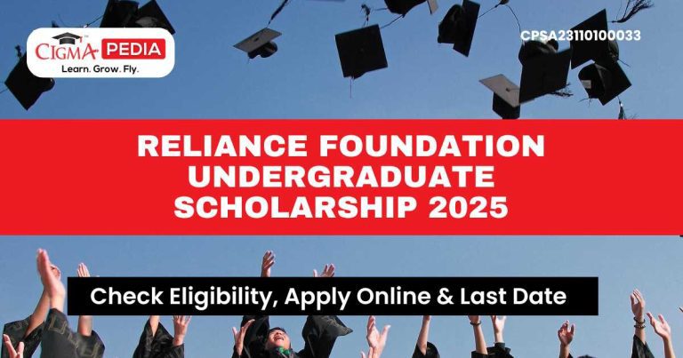 Reliance Foundation Undergraduate Scholarship 2025 : Apply @ www.scholarships.reliance ...