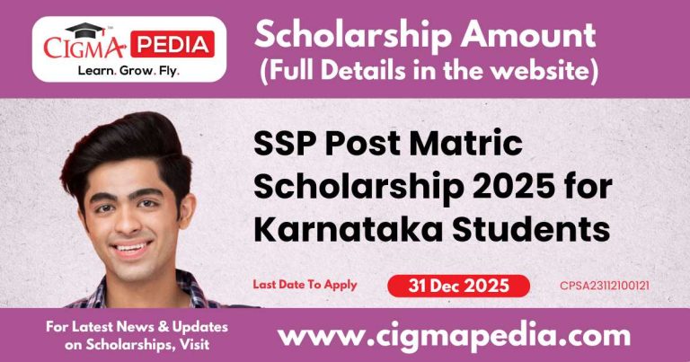 SSP Post Matric Scholarship 2025 for Karnataka Students : Apply Online ...
