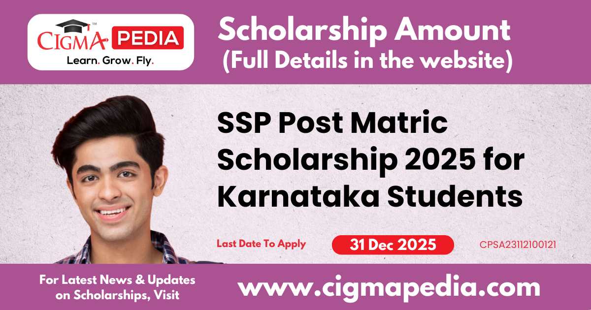 SSP Post Matric Scholarship 2025 for Karnataka Students : Apply Online ...