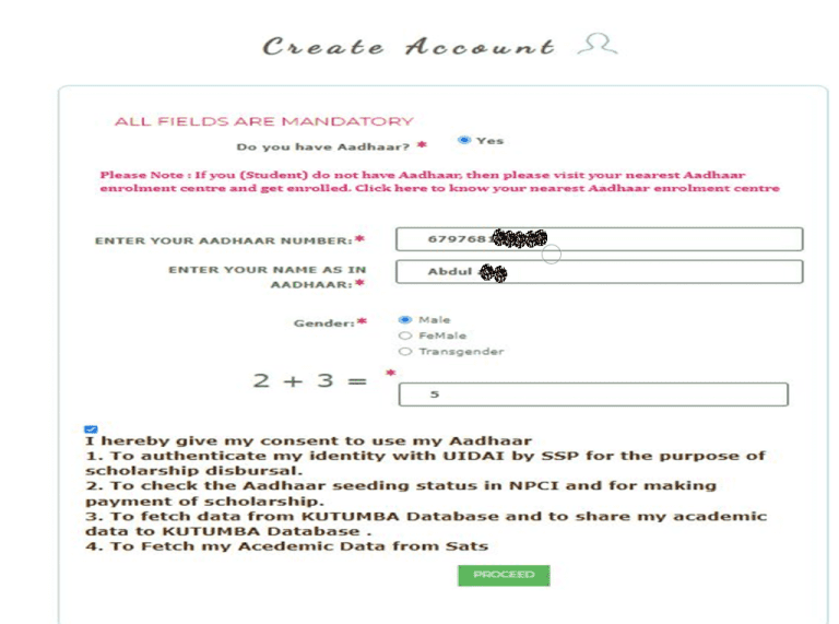 Step By Step Guide To Apply For Ssp Pre Matric Scholarship For Class 1