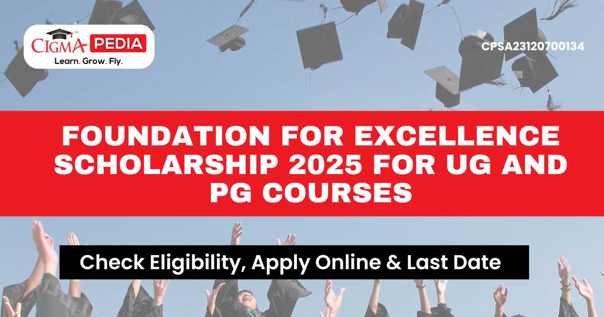 Foundation For Excellence Scholarship 2025 for Professional UG & PG ...