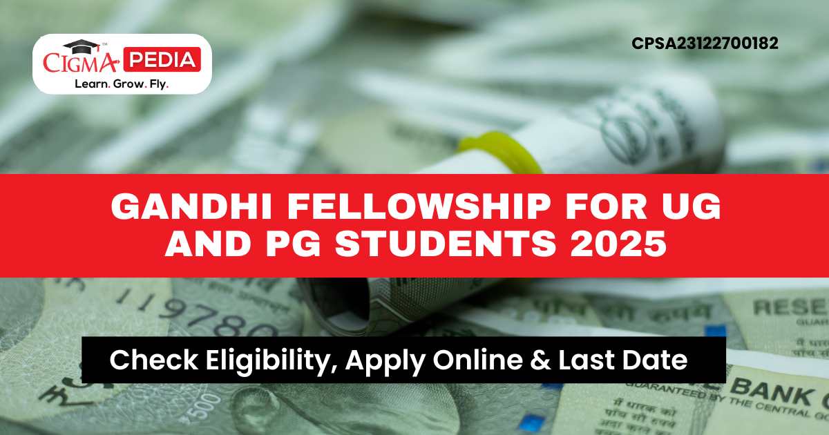 Gandhi Fellowship 2025 : Last Date to Apply, Benefits - CIGMA Pedia