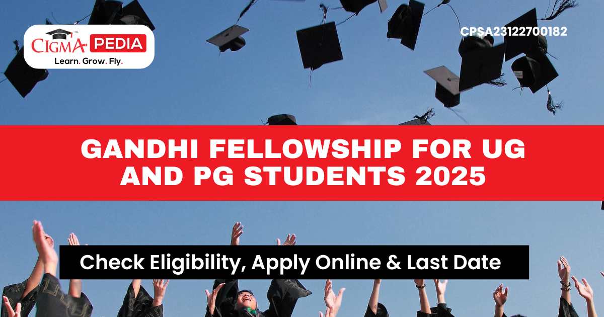 Gandhi Fellowship 2025 : Last Date to Apply, Benefits - CIGMA Pedia