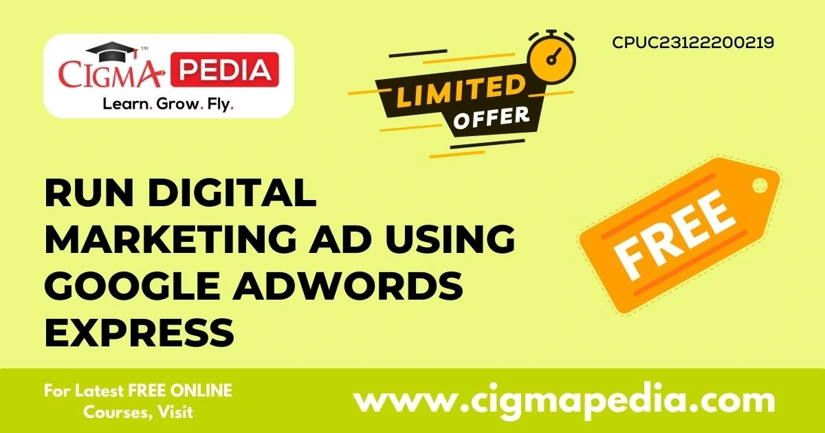 Run Digital Marketing Ad Using Google Adwords Express (Free Udemy ...
