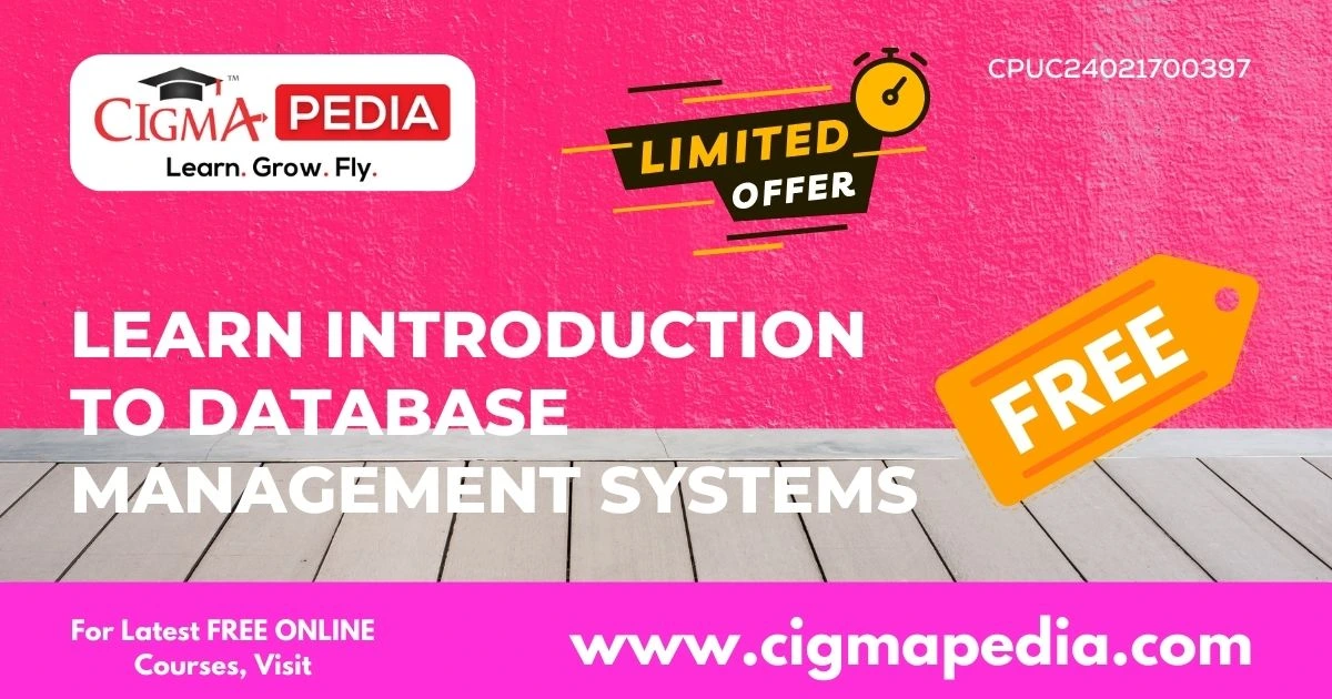 Learn Introduction To Database Management Systems Free Udemy Course