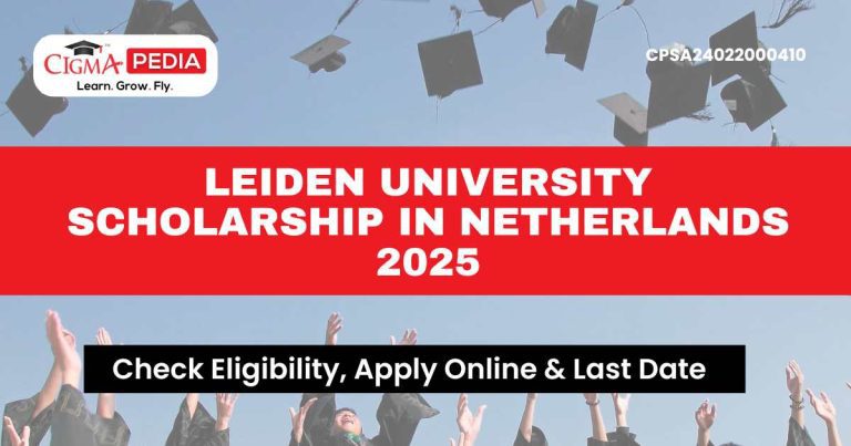 Leiden University Scholarship in Netherlands 2025 for UG and PG ...