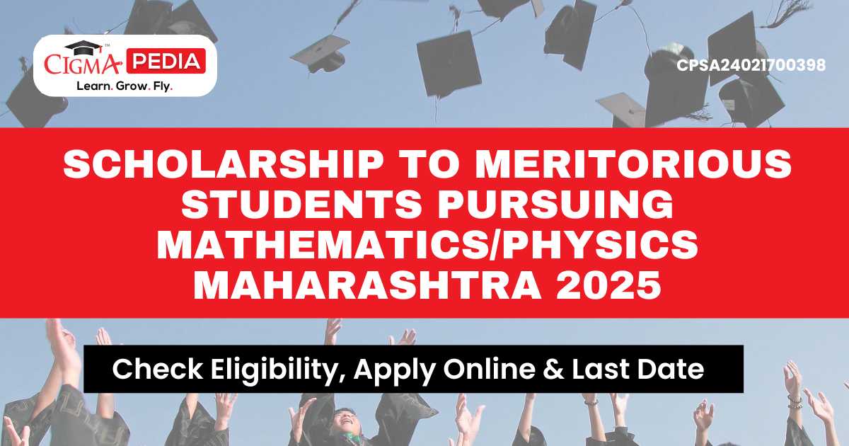 Scholarship to Meritorious Students pursuing Mathematics/Physics ...