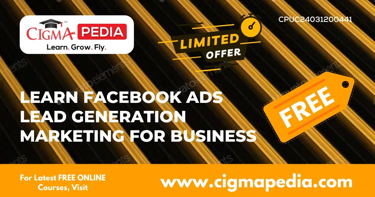 Learn Facebook Ads Lead Generation Marketing for business (Free Udemy ...