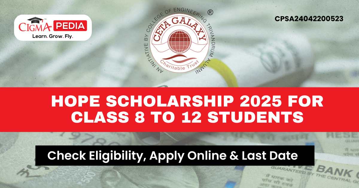 HOPE Scholarship 2025 for Class 8 to 12 Students | Kerala Scholarship ...