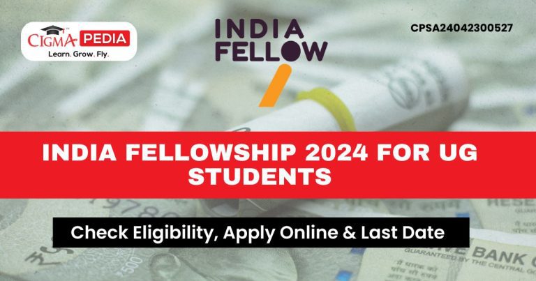 India Fellowship 2024 for UG Students | Last Date, Benefits, Advantage ...