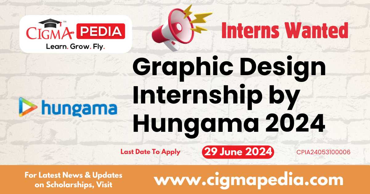 Graphic Design Internship by Hungama Limited 2024 : How to Apply for ...