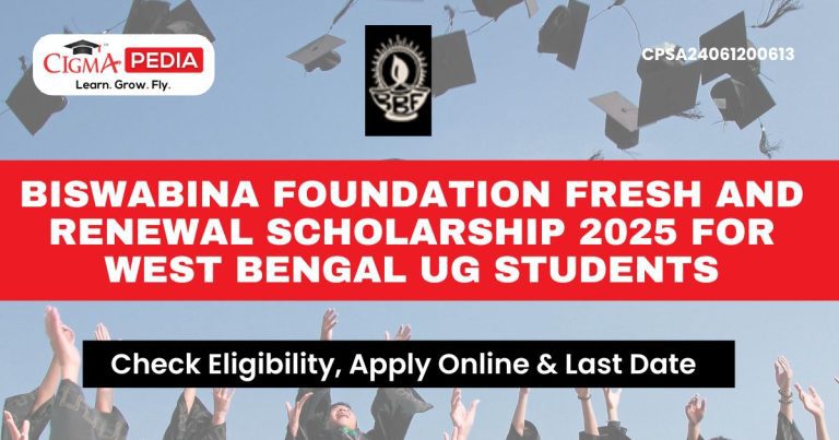 Biswabina Foundation Fresh And Renewal Scholarship 2025 for West Bengal UG Students | Last Date ...