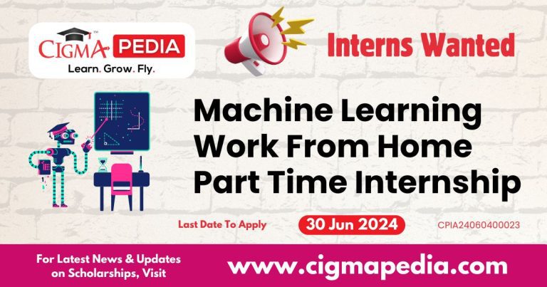 Machine Learning Work From Home Part Time Internship 2024 : How to ...