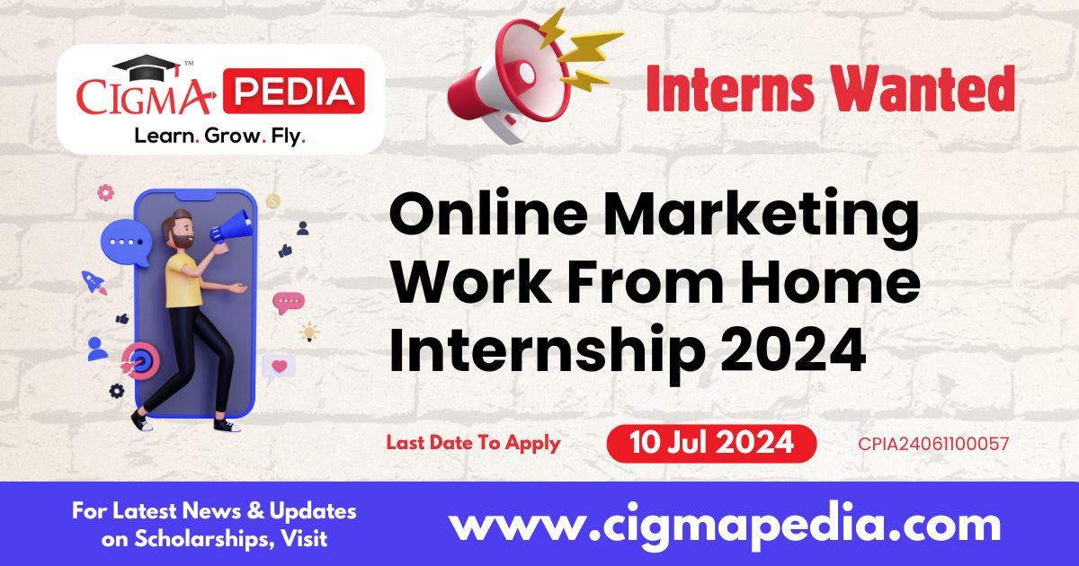 Online Marketing Work From Home Internship 2024 : How to Apply for ...