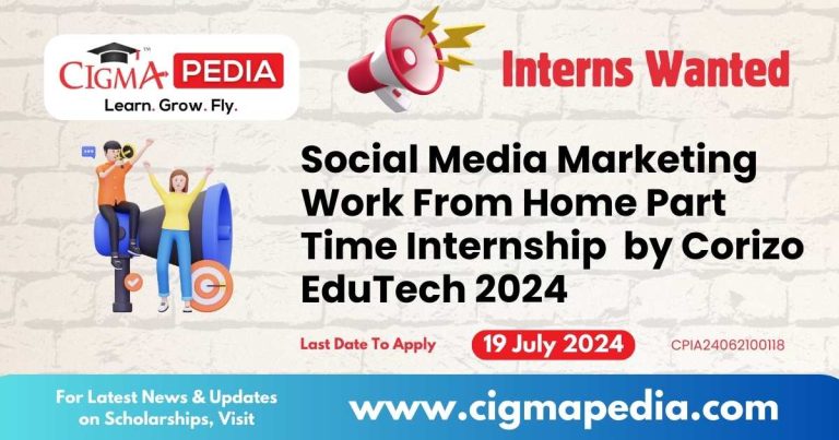 Social Media Marketing Work From Home Part Time Internship by Corizo ...