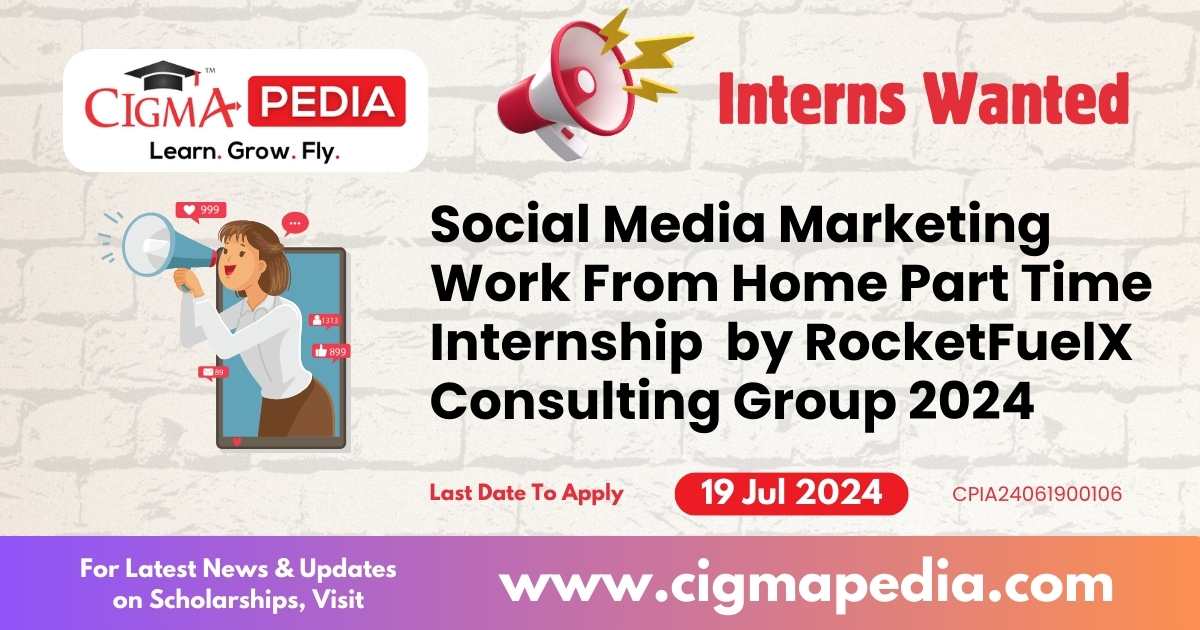 Social Media Marketing Work From Home Part Time Internship by ...