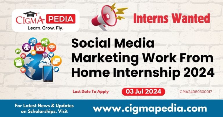 Social Media Marketing Work From Home Internship 2024 : How to Apply ...