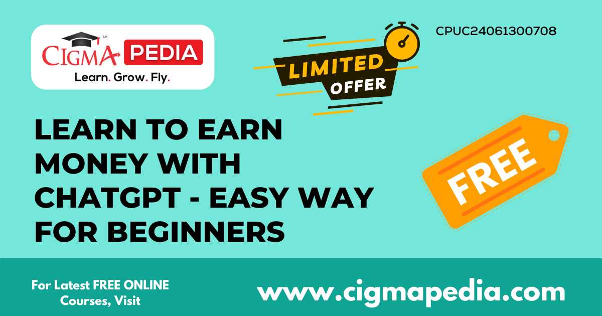 Learn to Earn Money With ChatGPT - Easy Way For Beginners (Free Udemy ...