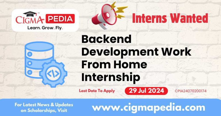 Backend Development Work From Home Internship by QuadB Tech 2024 : How to Apply for Internship ...