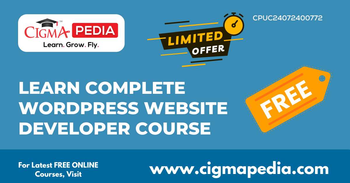 Learn Complete Wordpress Website Developer Course (Free Udemy Course ...