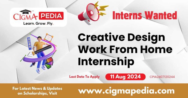 Creative Design Work From Home Internship2024 : How to Apply for ...