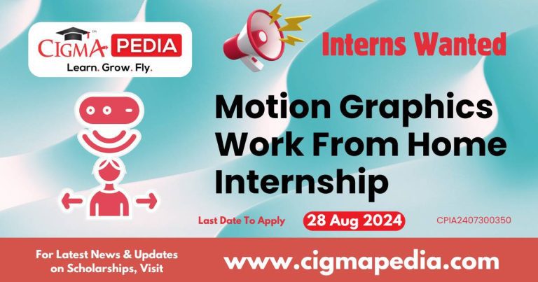 Motion Graphics Work From Home Internship by Quantum IT Innovation 2024 ...