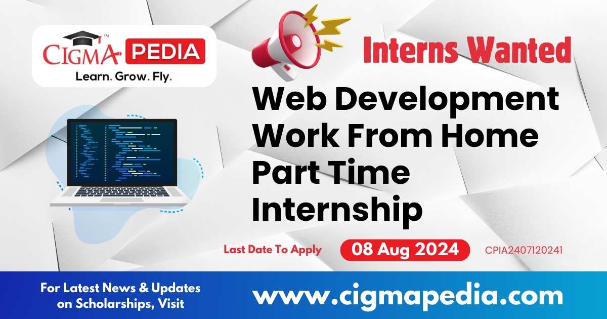 Web Development Work From Home Part Time Internship By Jivichem