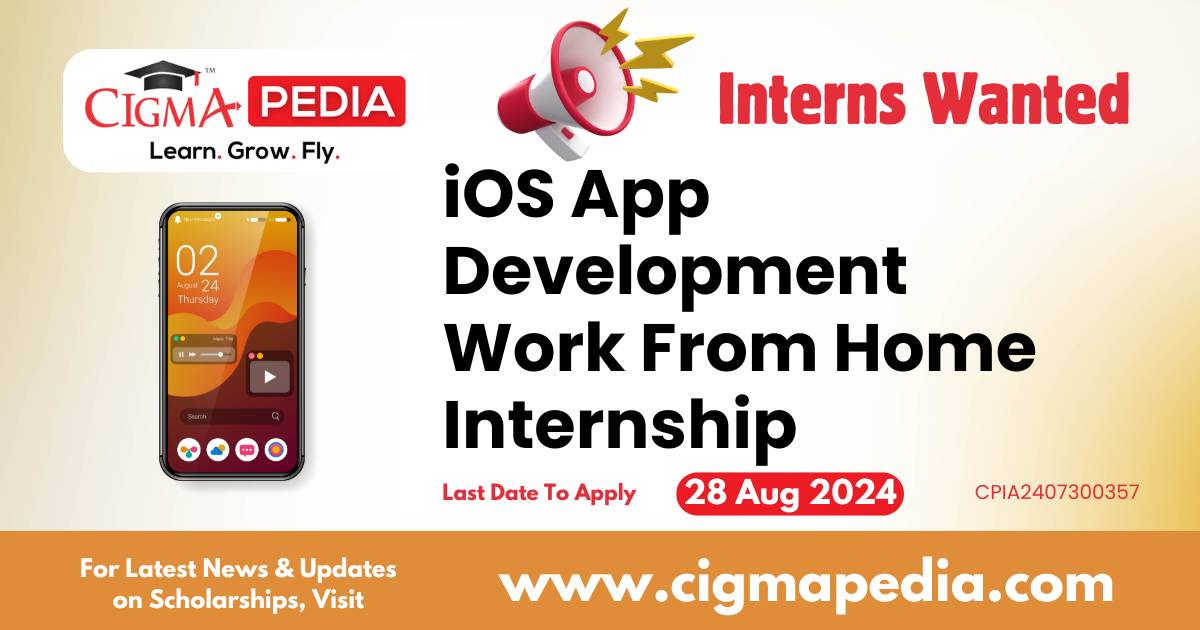 iOS App Development Work From Home Internship by Quantum IT Innovation ...