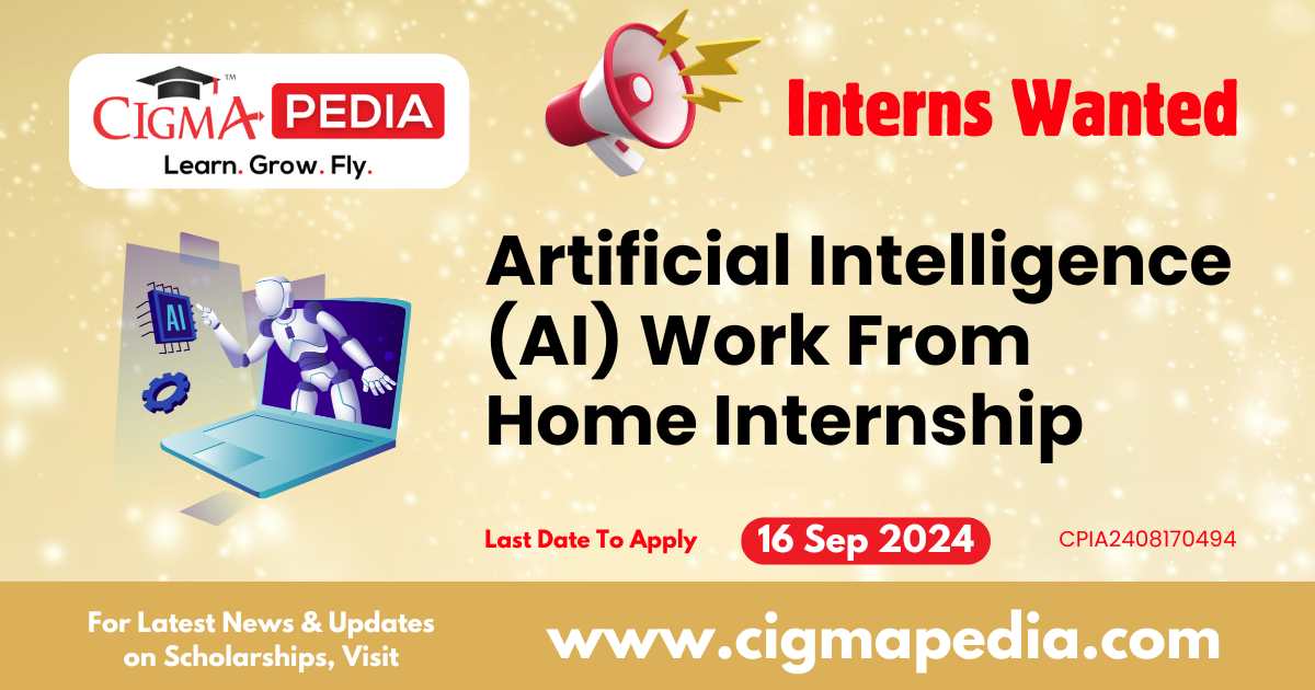 Artificial Intelligence (AI) Work From Home Part Time Internship by Indika AI Private Limited ...