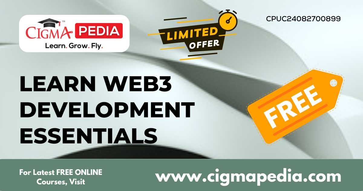 Learn Web3 Development Essentials (Free Udemy Course) - CIGMA Pedia