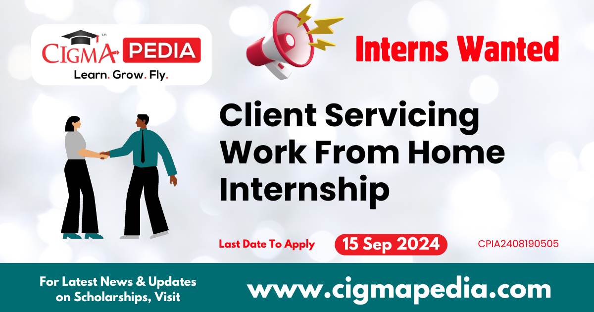 Client Servicing Work From Home Internship by Analystt ai 2024 : How to Apply for Internship ...