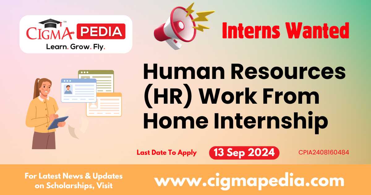 Human Resources Work From Home Internship by Codecraft IT Solutions 2024 : How to Apply for ...
