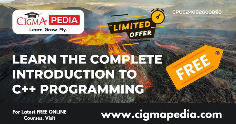 Learn The Complete Introduction to C++ Programming 2024 (Free Udemy ... Learn The Complete Introduction to C++ Programming 2024 (Free Udemy ...