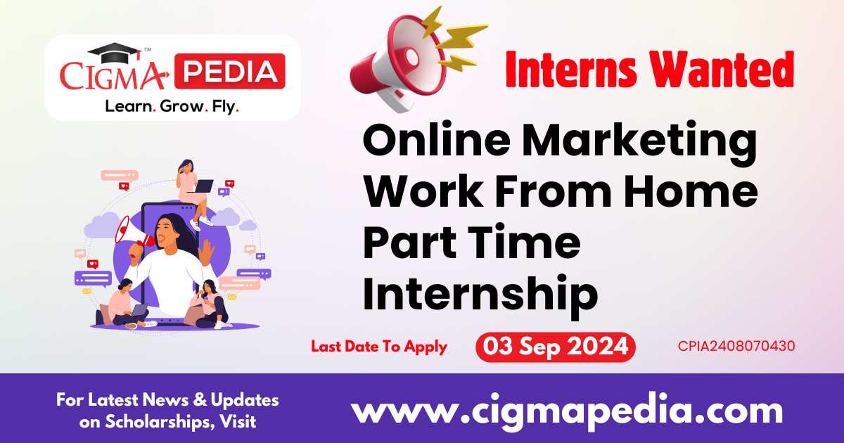 Online Marketing Work From Home Part Time Internship by Ekatva ...