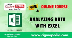 Analyzing Data with Excel (Free Online Course) - CIGMA Pedia
