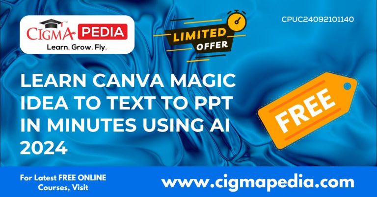 Learn Canva Magic Idea to Text to PPT in minutes using AI 2024 (Free ...