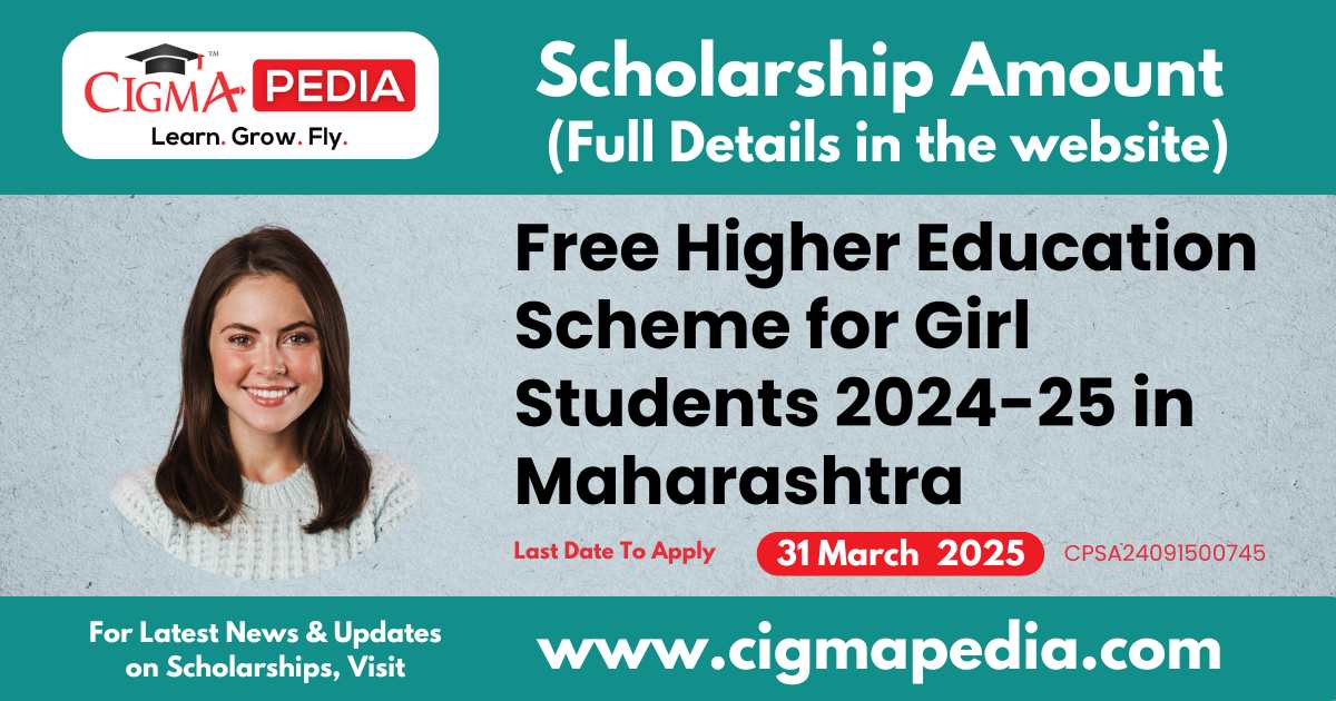 Free Higher Education Scheme for Girl Students 2024-25 for UG and PG ...