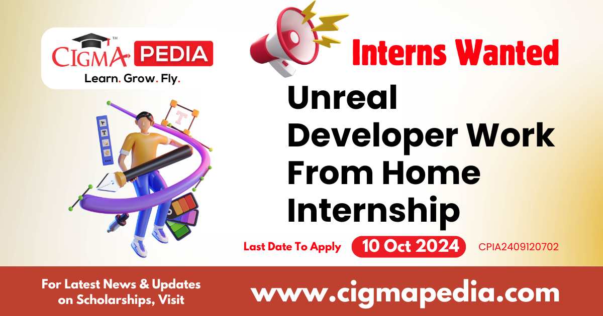 Unreal Developer Work From Home Internship by IDZ Digital Private ...