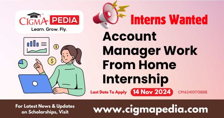 Account Manager Work From Home Internship by Pearl Lemon (London ...