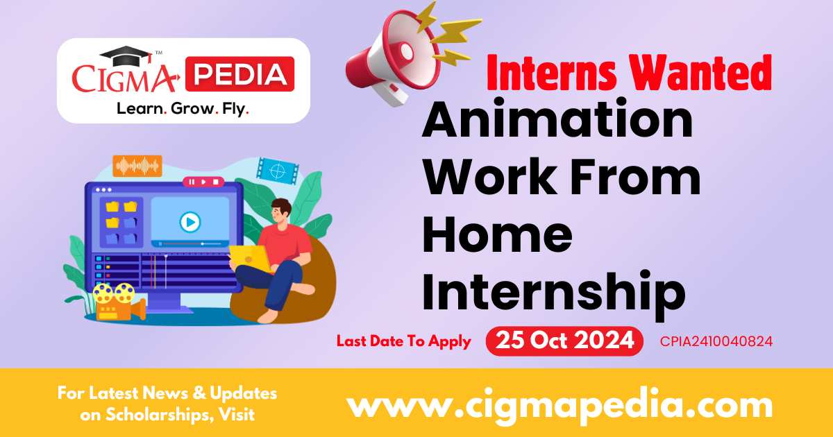 Animation Work From Home Internship by Medius Technologies Private ...