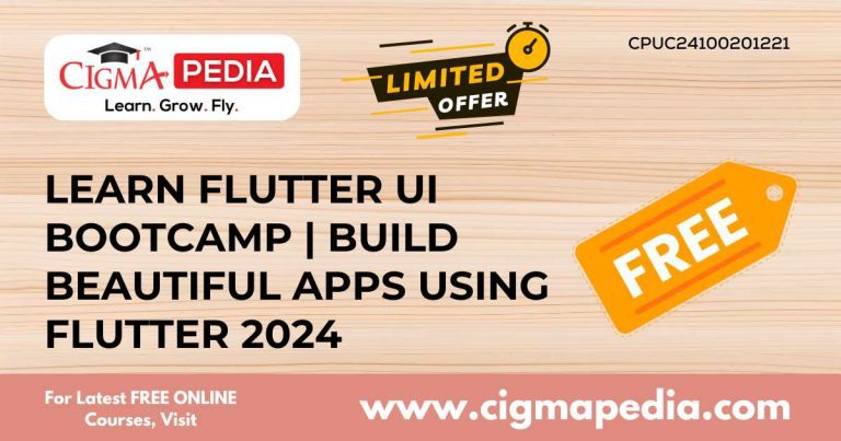 Learn Flutter UI Bootcamp | Build Beautiful Apps using Flutter 2024 ...