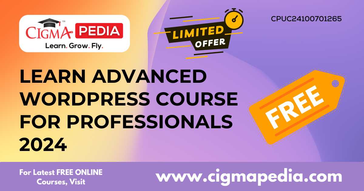 Learn Advanced Wordpress Course for Professionals 2024 (Free Udemy ...