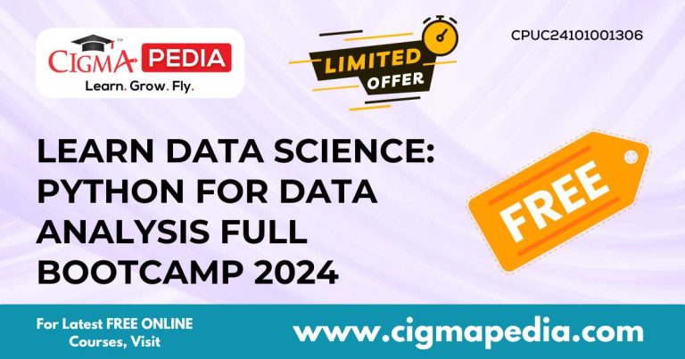 Learn Data Science: Python for Data Analysis Full Bootcamp 2024 (Free ...