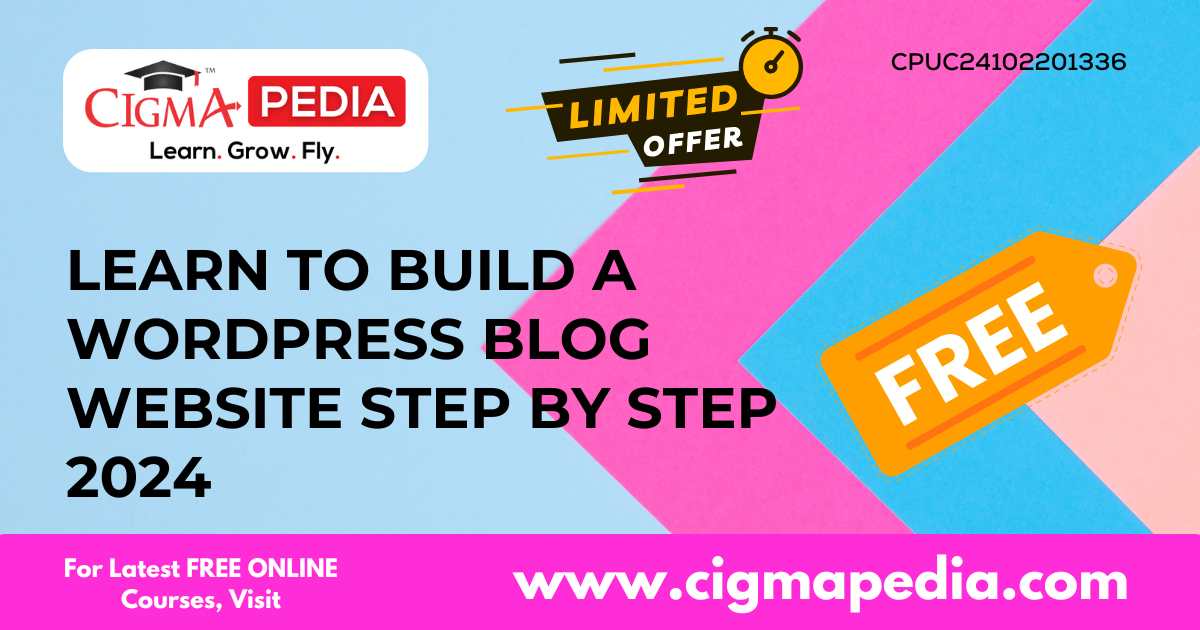 Learn to Build a WordPress Blog Website Step by Step 2024 (Free Udemy ...