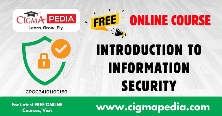 Introduction to Information Security (Free Online Course) - CIGMA Pedia