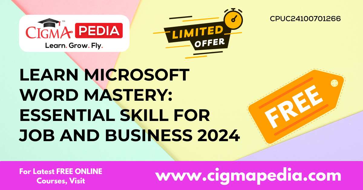Learn Microsoft Word Mastery: Essential Skill for Job and Business 2024 ...