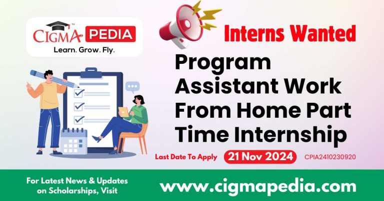 Program Assistant Work From Home Part Time Internship by Pawzz : How to ...