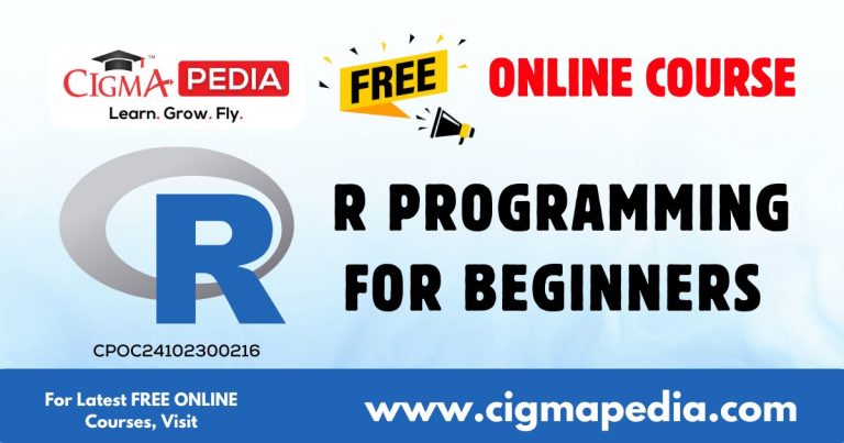 R Programming for Beginners (Free Online Course) - CIGMA Pedia